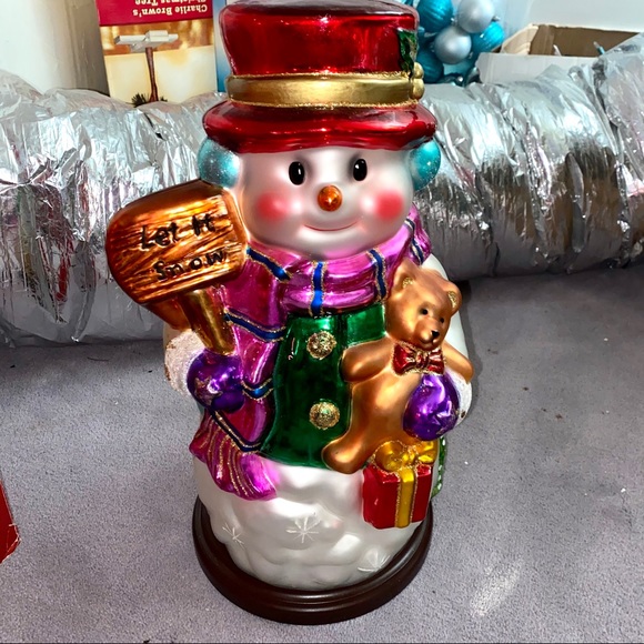 Thomas Pacconi | Holiday | Thomas Pacconi Collectible Snowman Figure ...